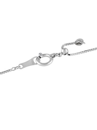 Luxury Bazaar collier en platine à diamant - Argent