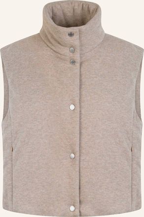 White Label Steppweste Jersey Steppweste beige