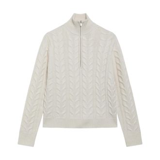 Max Mara Mxmlibero Sweater - Femme - Pulls - Blanc - Taille: 38 FR