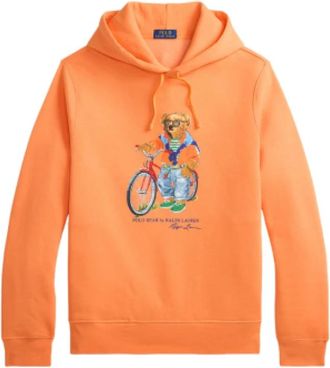 Ralph Lauren Homme, Sweatshirts et sweats &agrave; capuche, Orange, Taille: M Accessoires