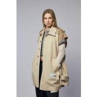 Miharayasuhiro W Sleeve Balmacaan Coat