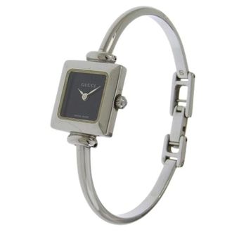 Gucci Montre-bracelet 1900L Pre-owned - Femme - Pre-owned - Noir - Taille: ONE Size