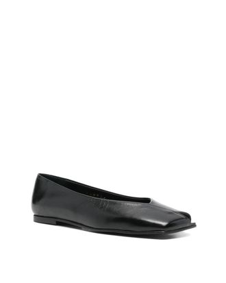 Alohas Womens Ballet Flats Katia Black