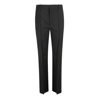 Chlo&eacute; Femme, Pantalons, Noir, Taille: 38 FR Pantalon Slim-fit