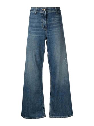Nili Lotan Straight Leg Jeans - Blau