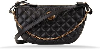 Versace Femme, Sacs, Noir, Taille: ONE Size Sac bandouli&egrave;re matelass&eacute;