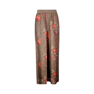 Uma Wang UMA Wang, Femme, Pantalons, Multicolore, Taille: 38 FR Pantalon Pansy droit imprim&eacute; graphique