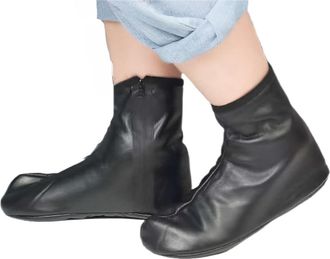 Generic Herren und Damen Schaffell Socken - Indoor Warme Bodensocken - Muslim Khuff - WUDU Socken - Halten die Füße sauber und warm, Schwarz, 40.5 EU