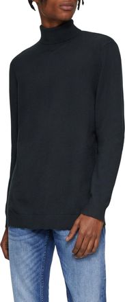 QS by s.Oliver Herren 2153098 Pullover mit Rollkragen, Blau 5920, XXL