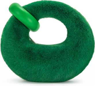 JW PEI Damen Abacus Handtaschen - Grasgr&uuml;n Kunstfell - Mini