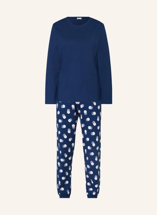 Mey Mey Schlafanzug Serie Scribbled Dots blau