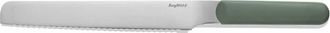 Berghoff Home Brotmesser 20cm - Edelstahl Br&ouml;tchenmesser - wellchenschliff Messer - K&uuml;chenmesser - Khaki
