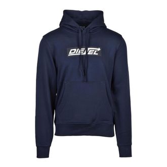 Diesel Herren, Sweatshirts & Hoodies, Blau, MGr&ouml;&szlig;e