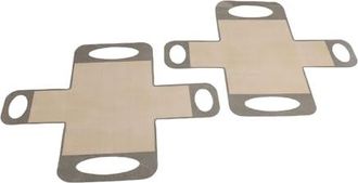 Generic Ensemble de 2 Rev&ecirc;tements de Moule &agrave; Pain Antiadh&eacute;sifs en Silicone, Outil de Transfert de P&acirc;te R&eacute;utilisable, Facile &agrave; Nettoyer, pour la Cuisson, adapt