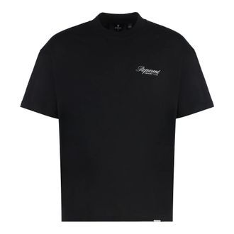 Represent Represent, Homme, Tops, Noir, Taille: S T-shirt ras du cou côtelé