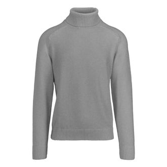 Bomboogie Homme, Pulls, Gris, Taille: L Pull en maille lisse &agrave; col montant