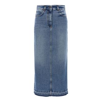 Fortela Jorgy Midi-Rock - - Skirts - Damen - Blau - W28