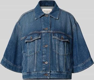 Max Mara Regular Fit Jeansjacke aus reiner Baumwolle Modell LIUTI