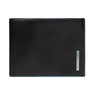 Piquadro Schwarzes Lederportemonnaie und Kartenhalter - - Accessories - Herren - Schwarzk - ONE SIZE