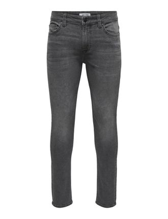 Only & Sons Male Slim Fit Jeans ONSLOOM Niedrige Taille Slim Fit Jeans