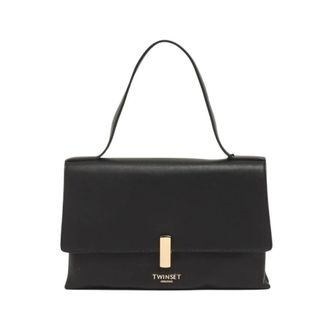 Twinset Foldover Clutch Bag - - Bags - Damen - Schwarzk - ONE SIZE