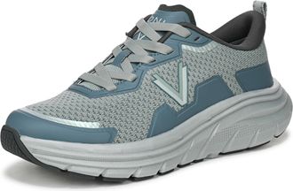 Vionic Damen Walk MAX II Sneaker, Iceburg Green Faux Leather, 38 EU Weit