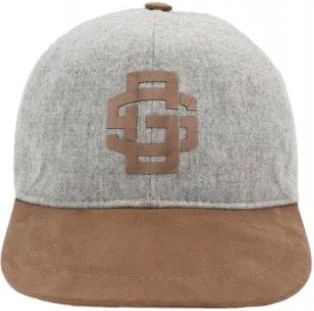 Gran Sasso unisex, Accessoires, Gris, Taille: L Casquette de baseball en flanelle