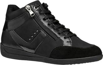 Geox Women D Myria B Sneaker, Noir, 37 EU