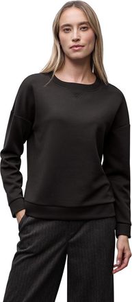 Street One Damen 3228093 Shirt mit RIPP-Detail, Darkest Brown Mel, 42