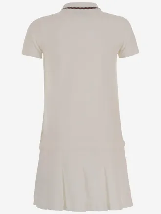 Gucci Girls Dress Stretch Cotton White