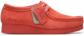 Clarks Femme Wallabeeevo Basket, Coral Suede, 37.5 EU