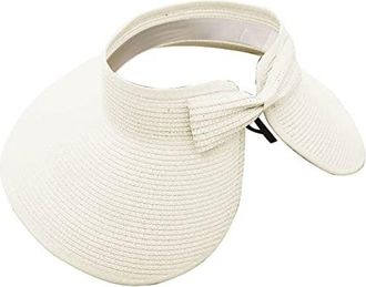 Generic NAFING Casquette Visière Femme Homme Réglable Respirante Visières De Soleil Unisexe Pliable Casquette De Baseball À Séchage Rapide Absorbant La Transp