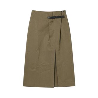 J.W.Anderson Midirock mit Riemendetail - - Skirts - Damen - Gr&uuml;n - S