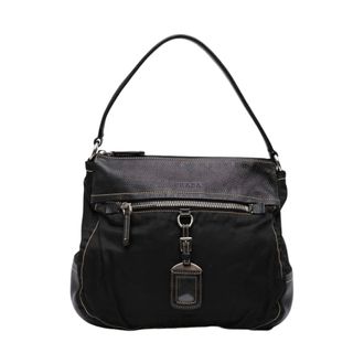 Prada Sac &agrave; main en cuir &eacute;l&eacute;gant pr&eacute;-poss&eacute;d&eacute; - Femme - Pre-owned - Noir - Taille: ONE Size