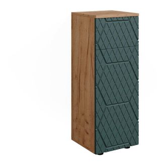 Vicco Armoire midisch Irma, Ch&ecirc;ne de force dor&eacute;, 30 x 81 cm avec 1 tiroir, 2 compartiments, salle de bain
