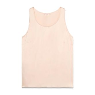 Oltre Femme, Tops, Rose, Taille: 44 FR Top en satin de viscose