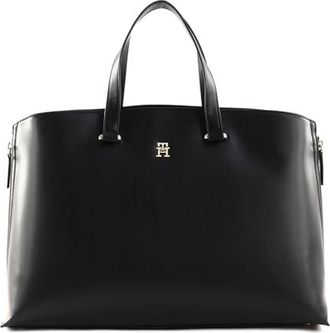 Tommy Hilfiger Femme TH Modern Tote Corp AW0AW15967 Fourre-Tout, Noir (Black), OS