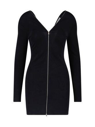 Alexander Wang Mini Kleid Continuous Zipper