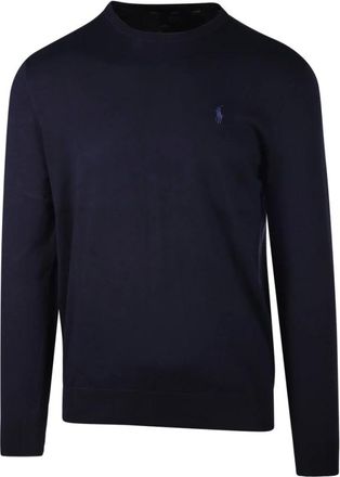 Ralph Lauren Homme, Pulls, Bleu, Taille: S Pull ras du cou