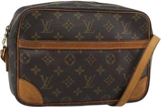Louis Vuitton Pre-owned Cuir sacs-louis-vuitton - Femme - Pre-owned - Brun - Taille: ONE Size