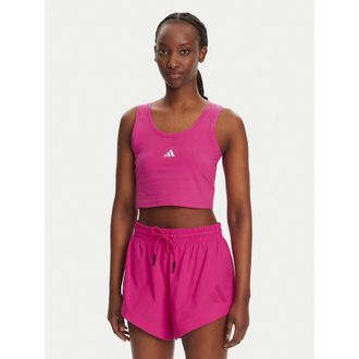 adidas Top Essentials Small Logo JP4792 Rosa Slim Fit