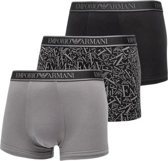 Emporio Armani Homme, Sous-v&ecirc;tements, Multicolore, Taille: M Boxer Lot de Trois