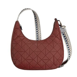 Travelon Uni Anti-diebstahl Boho Slouchy Crossbody Umhängetasche, Paprika