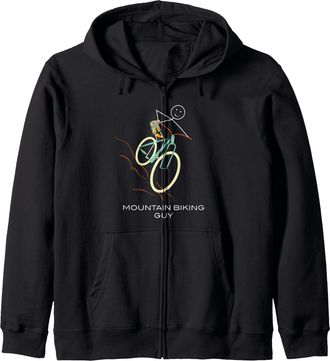 Whyitsme Design Lustige Herren Mountainbiken, Boy Mountainbiker Geschenk Kapuzenjacke