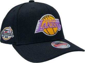 Mitchell & Ness NBA Classic Red Top Spot Baseball Snapback Cap - Los Angeles Lakers, Einheitsgröße, verstellbar, Herren, Frauen, Kinder, Unisex, Frühling, Sommer, Her