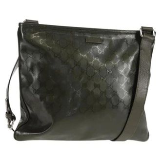 Gucci Sac bandouli&egrave;re vintage Pre-owned - Femme - Pre-owned - Vert - Taille: ONE Size