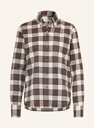 Robert Friedman Robert Friedman Hemdbluse Aus Flanell braun