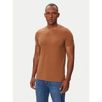 Tommy Hilfiger T-Shirt MW0MW10800 Braun Slim Fit