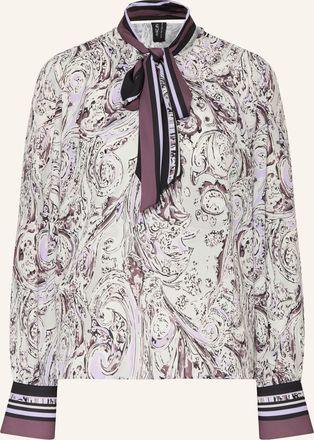 Marc Cain Bluse Mit Abnehmbarer Schluppe weiss
