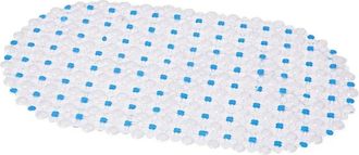 Generic rutschfeste Badematten, weiche, rutschfeste Duschmatte, Massage mit Saugnapf, rutschfeste Badematte, Badezimmerzubeh&ouml;r(Blue 1)